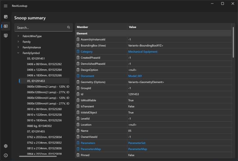 Revit Lookup: insights for Revit API developers - Infralligence