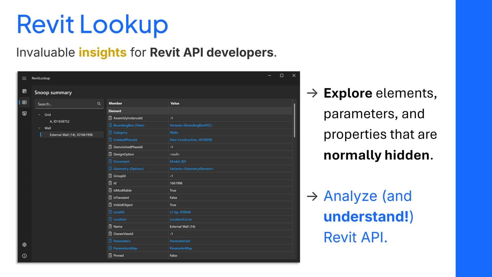 Revit Lookup: insights for Revit API developers - Infralligence