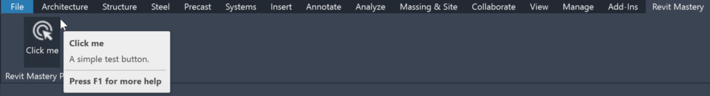 Buttons in Revit API: PushButton, PulldownButton, SplitButton ...